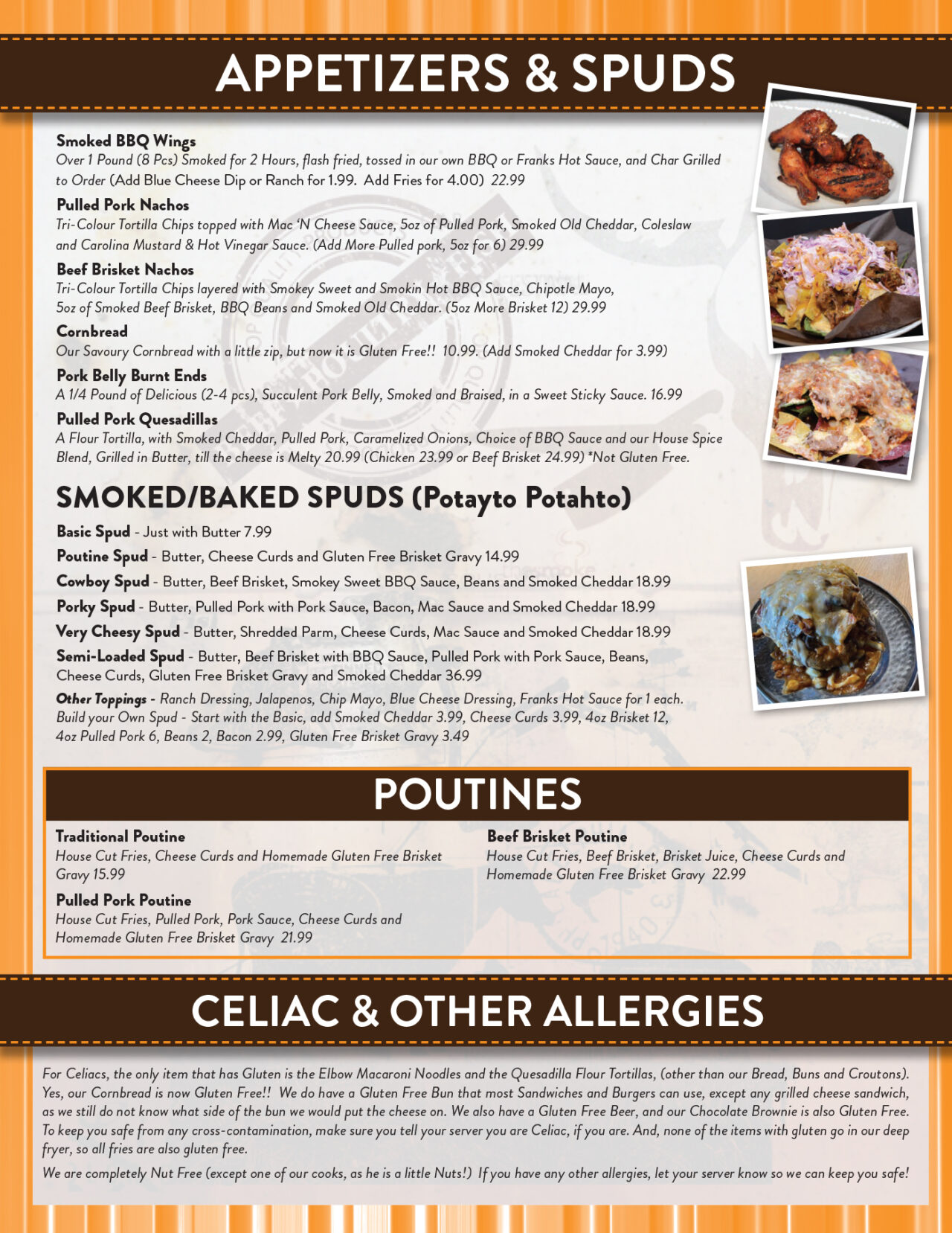 Dine-In Menu - The Smoke