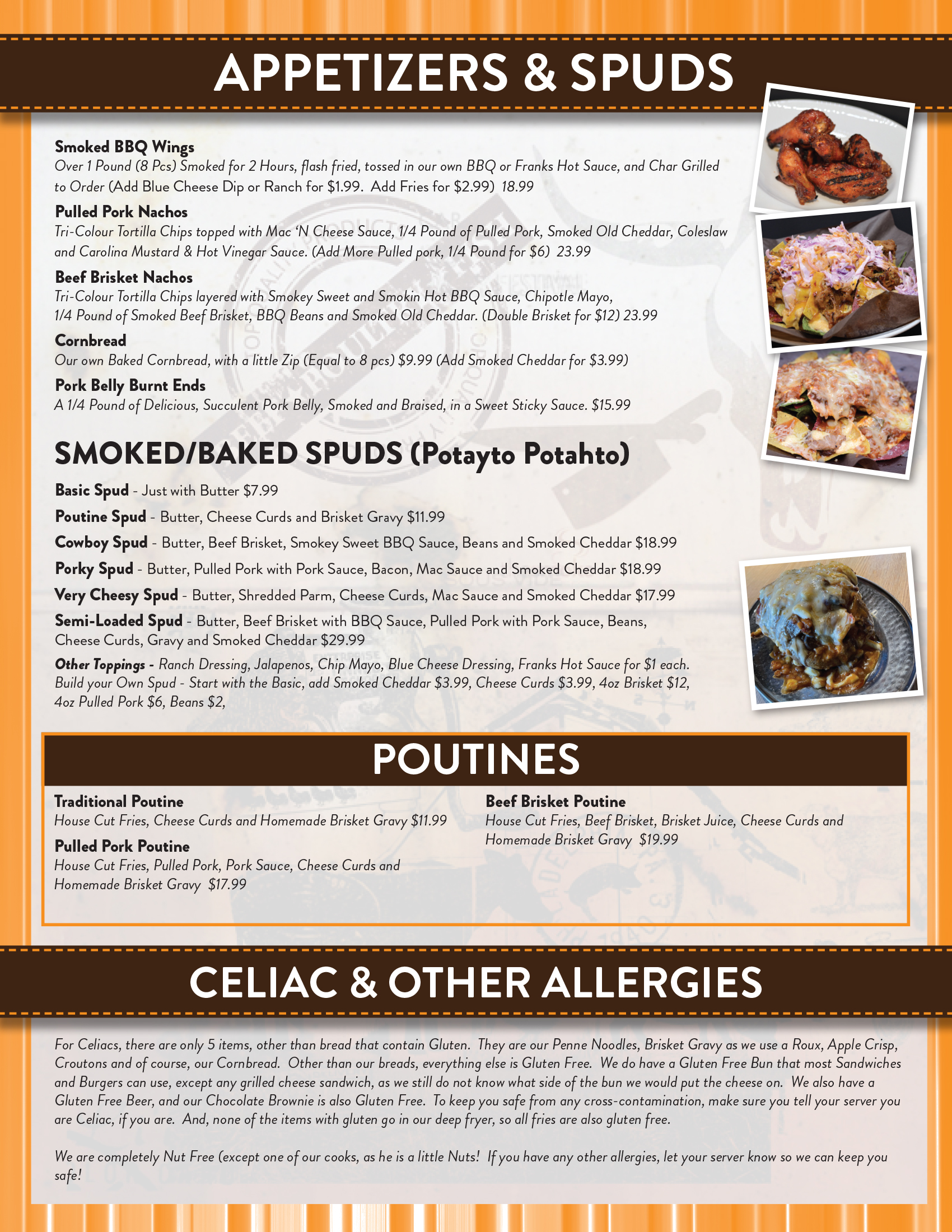 Dinner Menu | TheSmoke BBQ